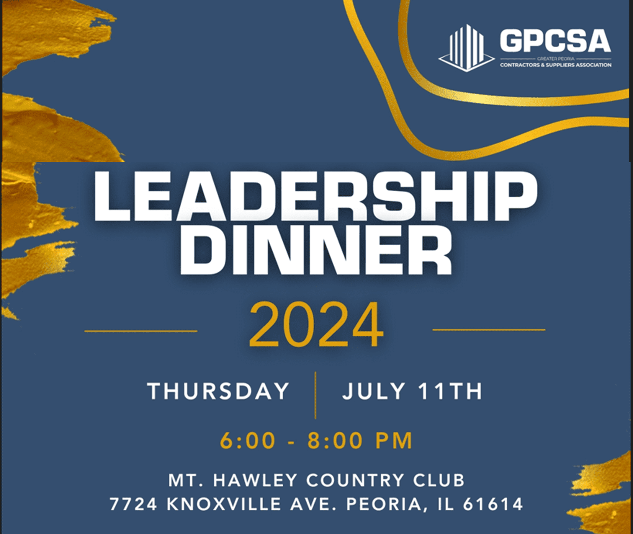 Leadership Dinner - Greater Peoria Contractors & Suppliers Association ...